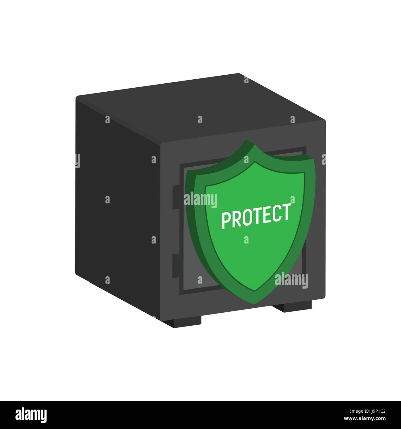 Security icon isometric style hi-res stock photography and images - Alamy