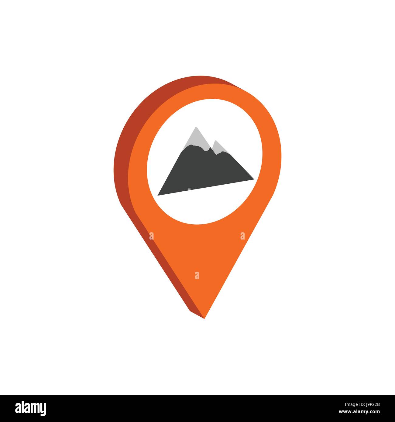 Mountain Map Icon