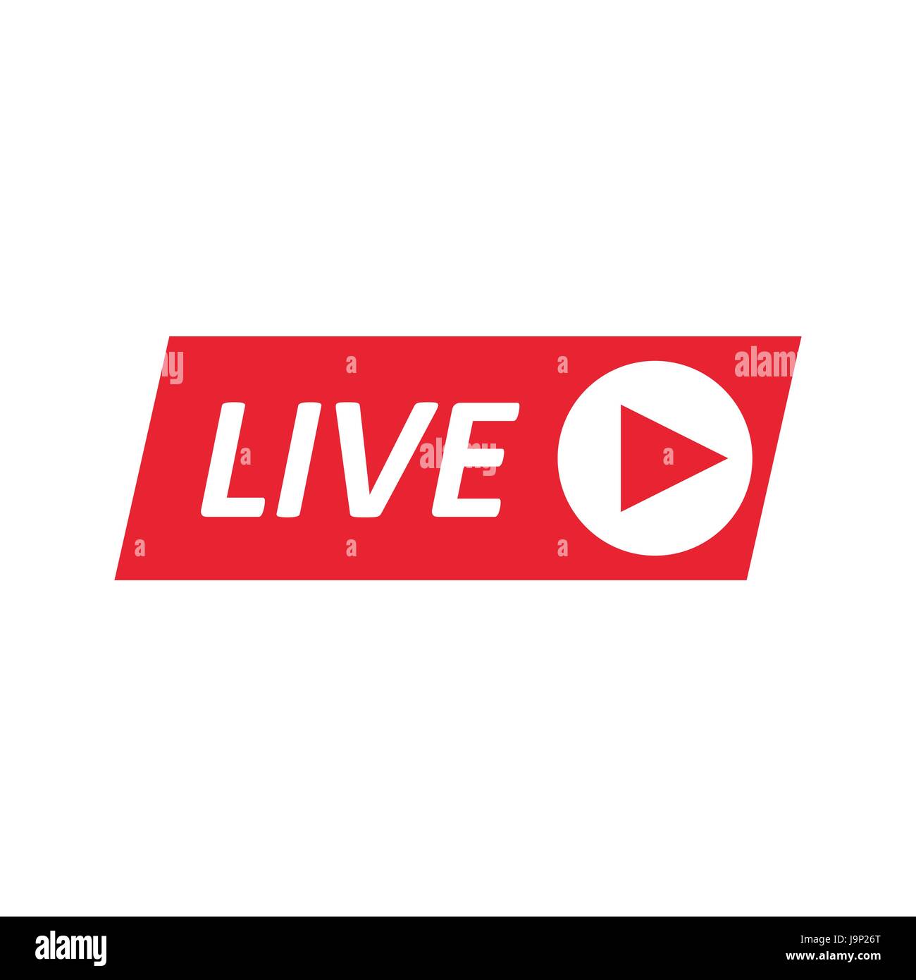 Live Stream sign, emblem, logo. Vector Illustration Stock Vector Image ...