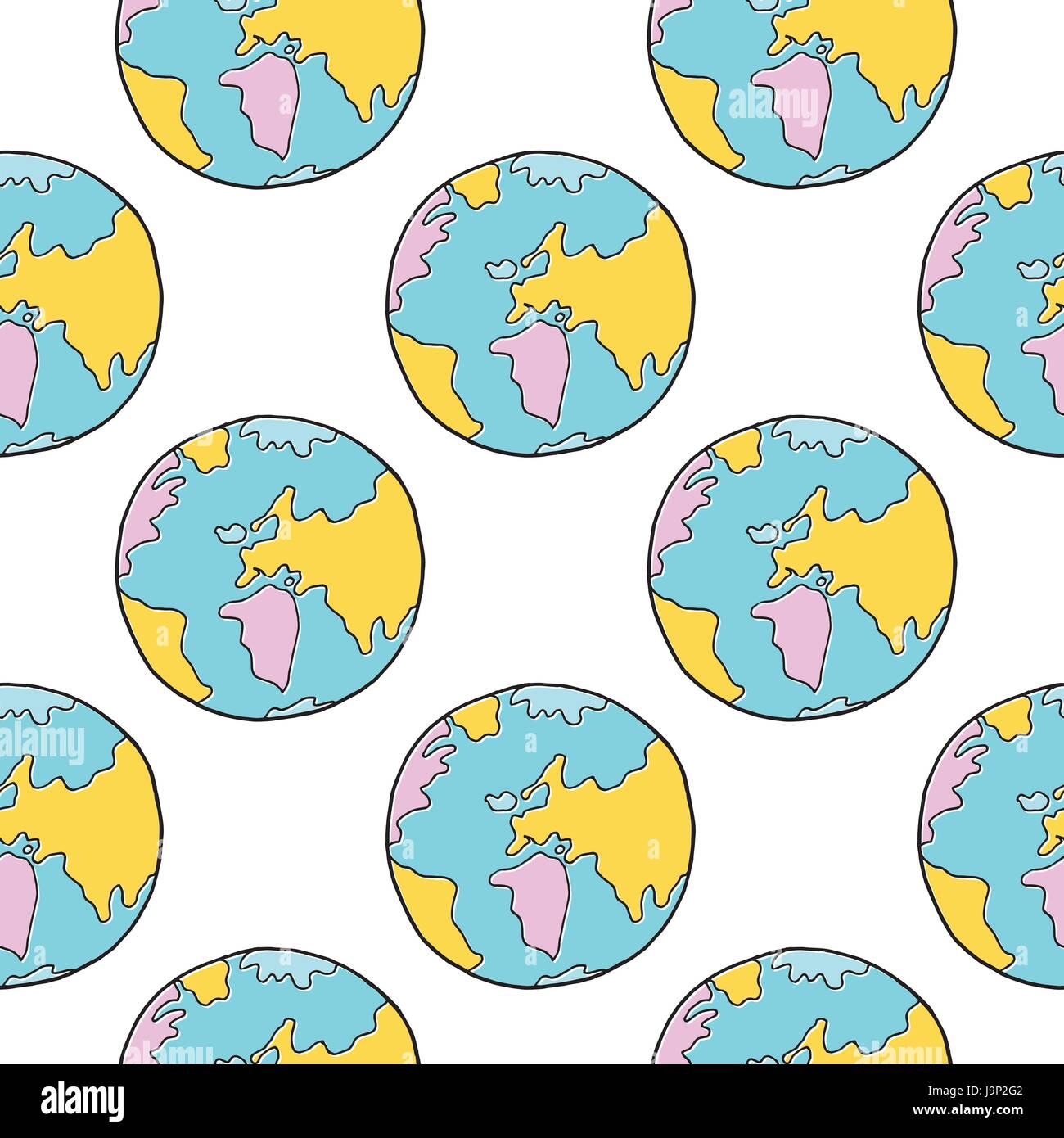 Hand drawn earth Stock Vector Image & Art - Alamy