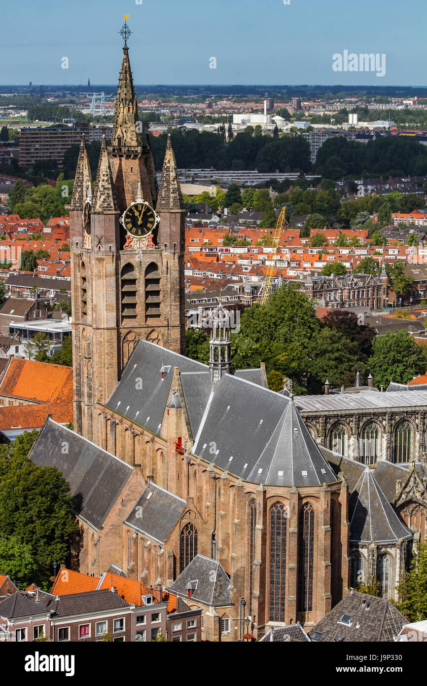 The leaning church of delft hi-res stock photography and images - Alamy