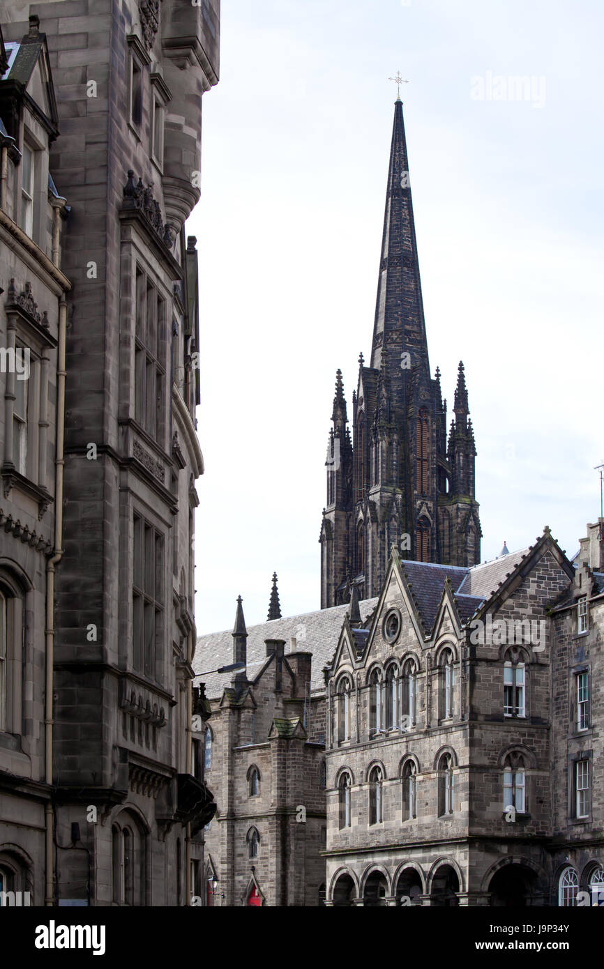 tower, religion, monument, cathedral, scotland, edinburgh, tower ...