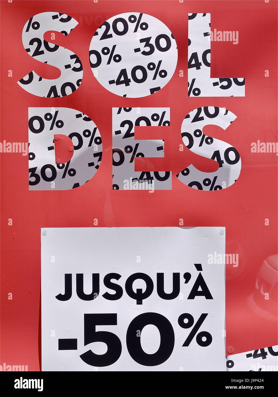Summer sales begin in France Stock Photo - Alamy