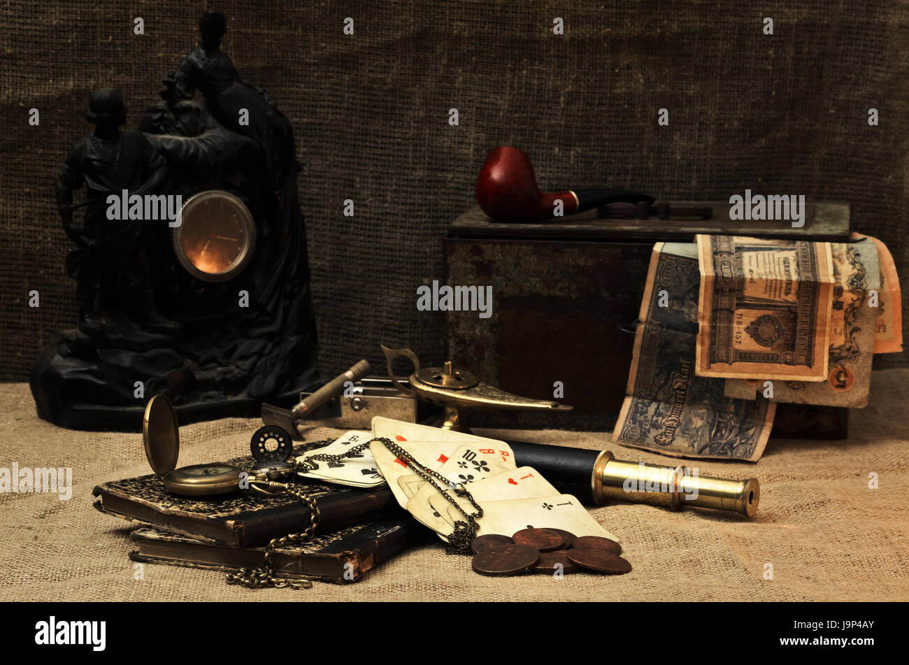 Old retro cards hi-res stock photography and images - Alamy