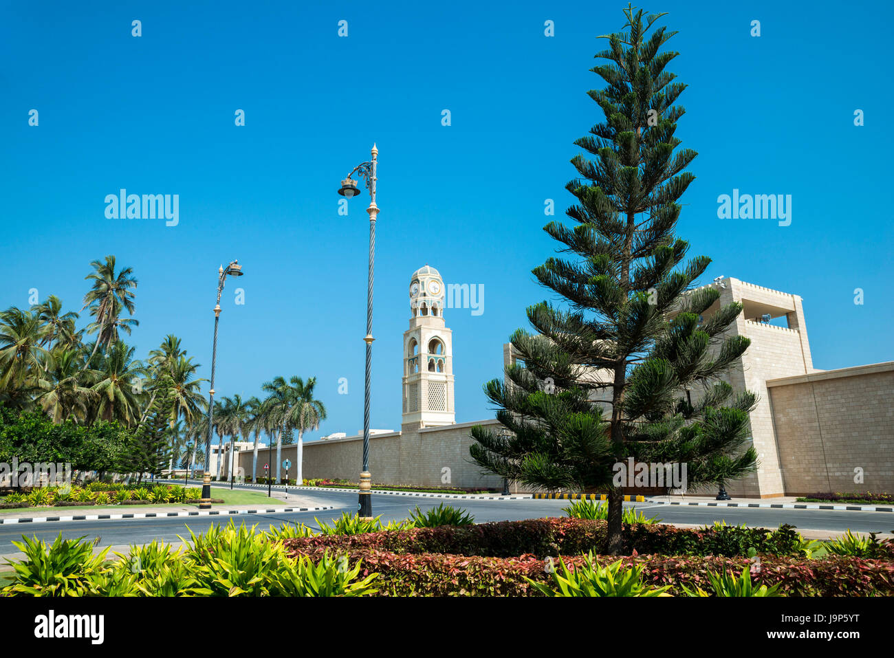 Sultan's Qaboos bin Said palace in Salalah, Dhofar Governorate, Oman ...
