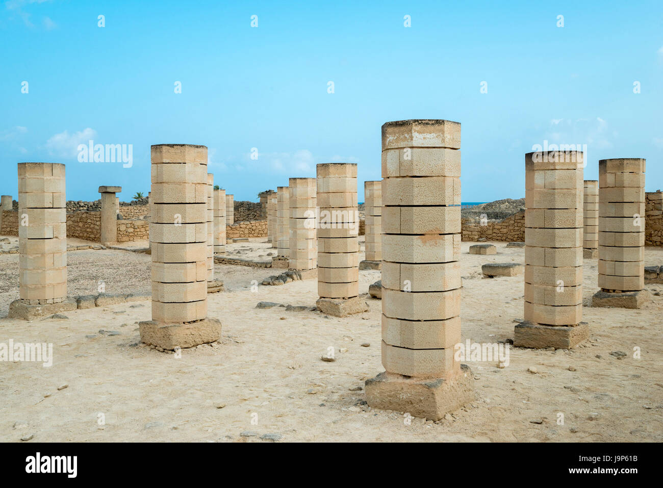 Al-Baleed Archaeological Park, Salalah, Dhofar Governorate, Oman Stock ...