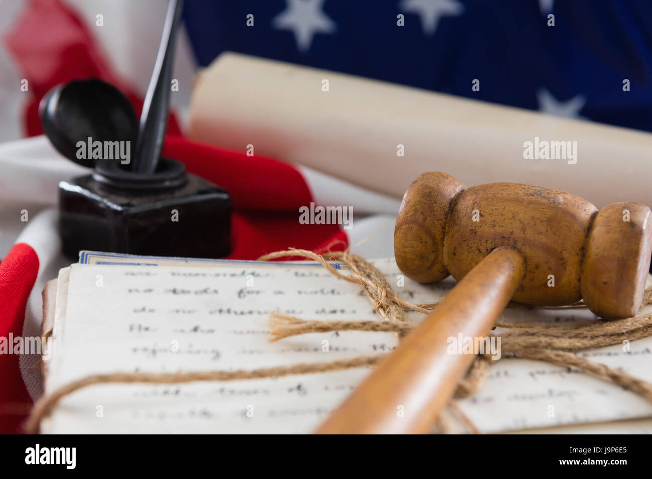 Gavel and documents hi-res stock photography and images - Alamy