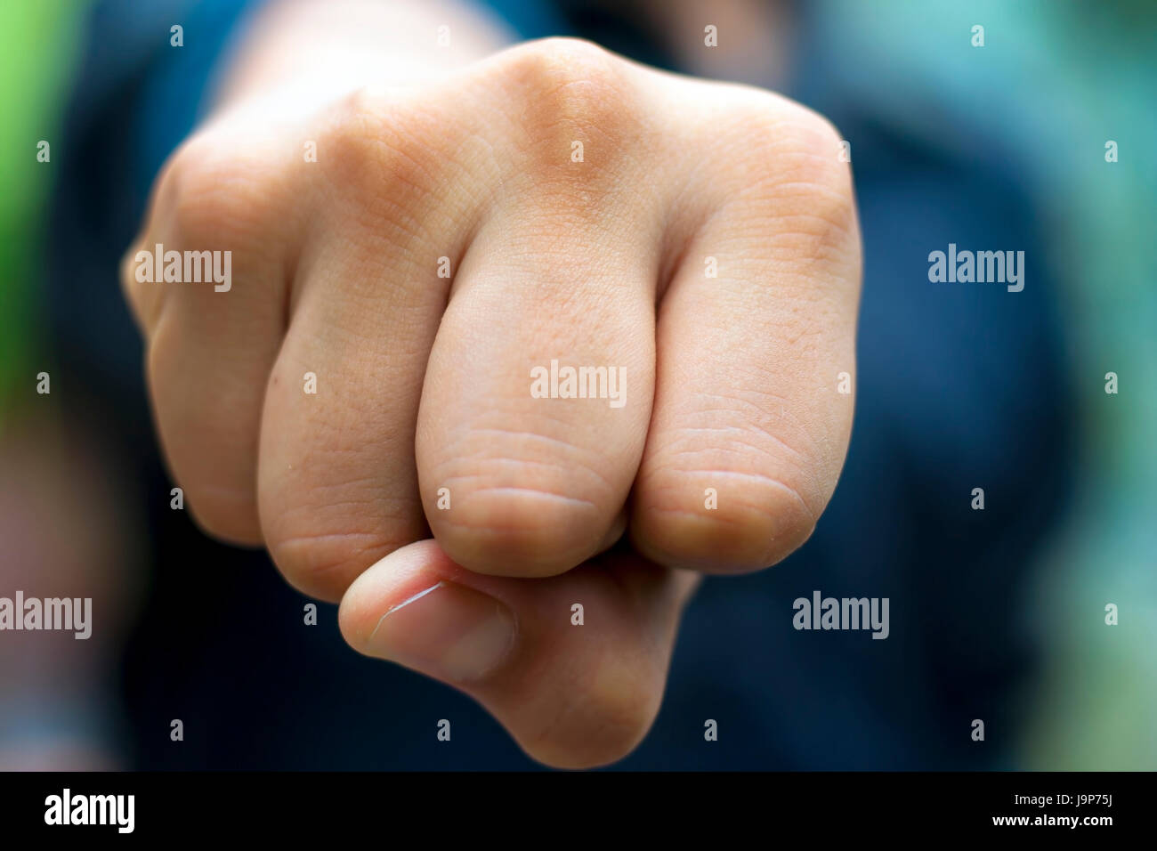 hand that symbolizes aggression Stock Photo - Alamy