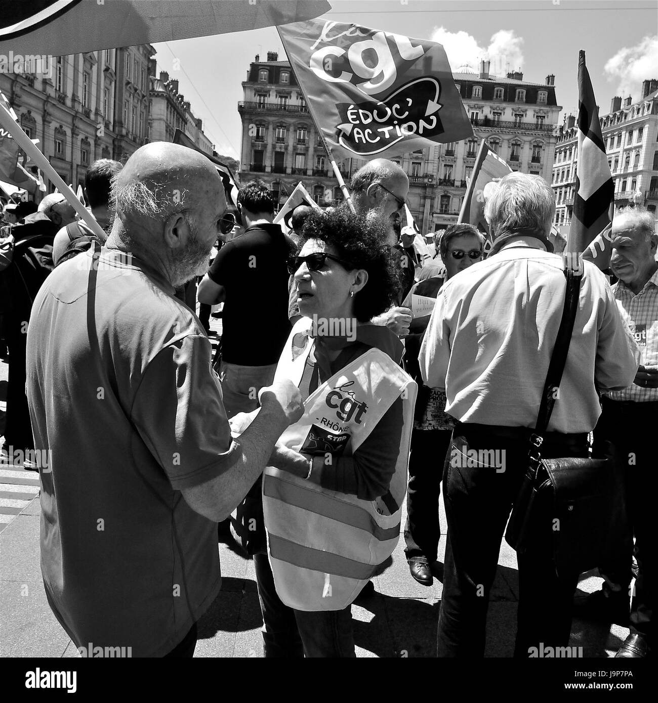 Unions workers Black and White Stock Photos & Images - Alamy