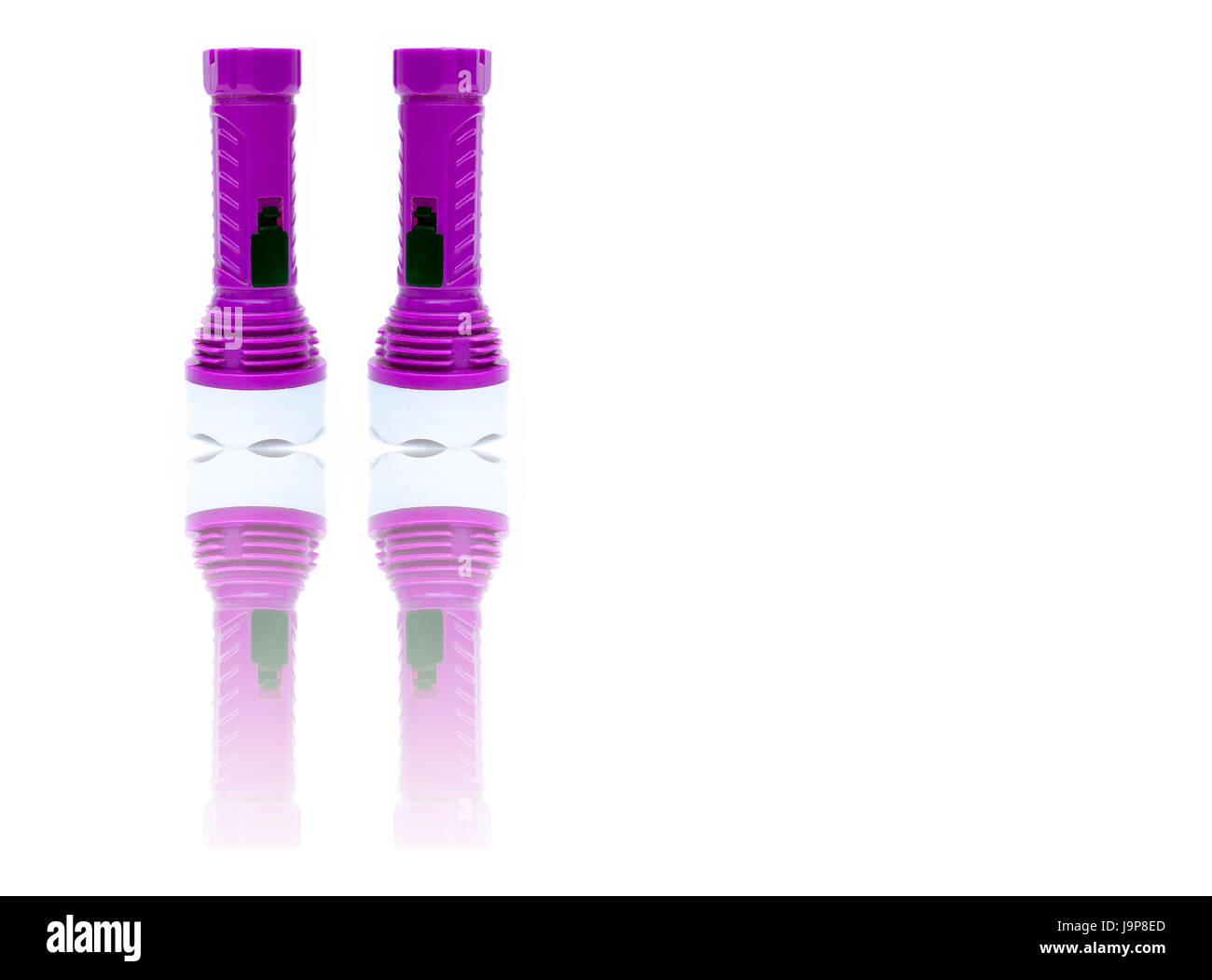 Kids Battery Operated Toy Torch, isolated on white. Less is more Stock ...