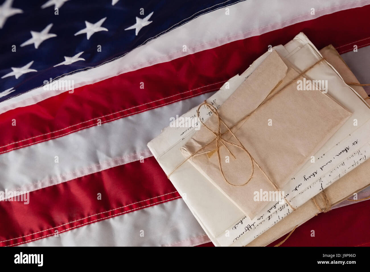 Close-up of legal documents arranged on American flag Stock Photo - Alamy