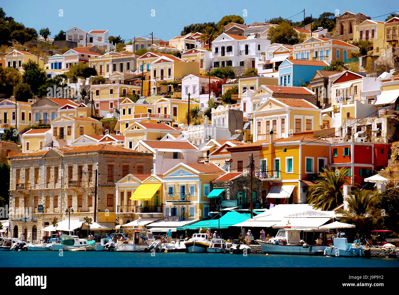 Colorful neoclassical houses hi-res stock photography and images - Alamy