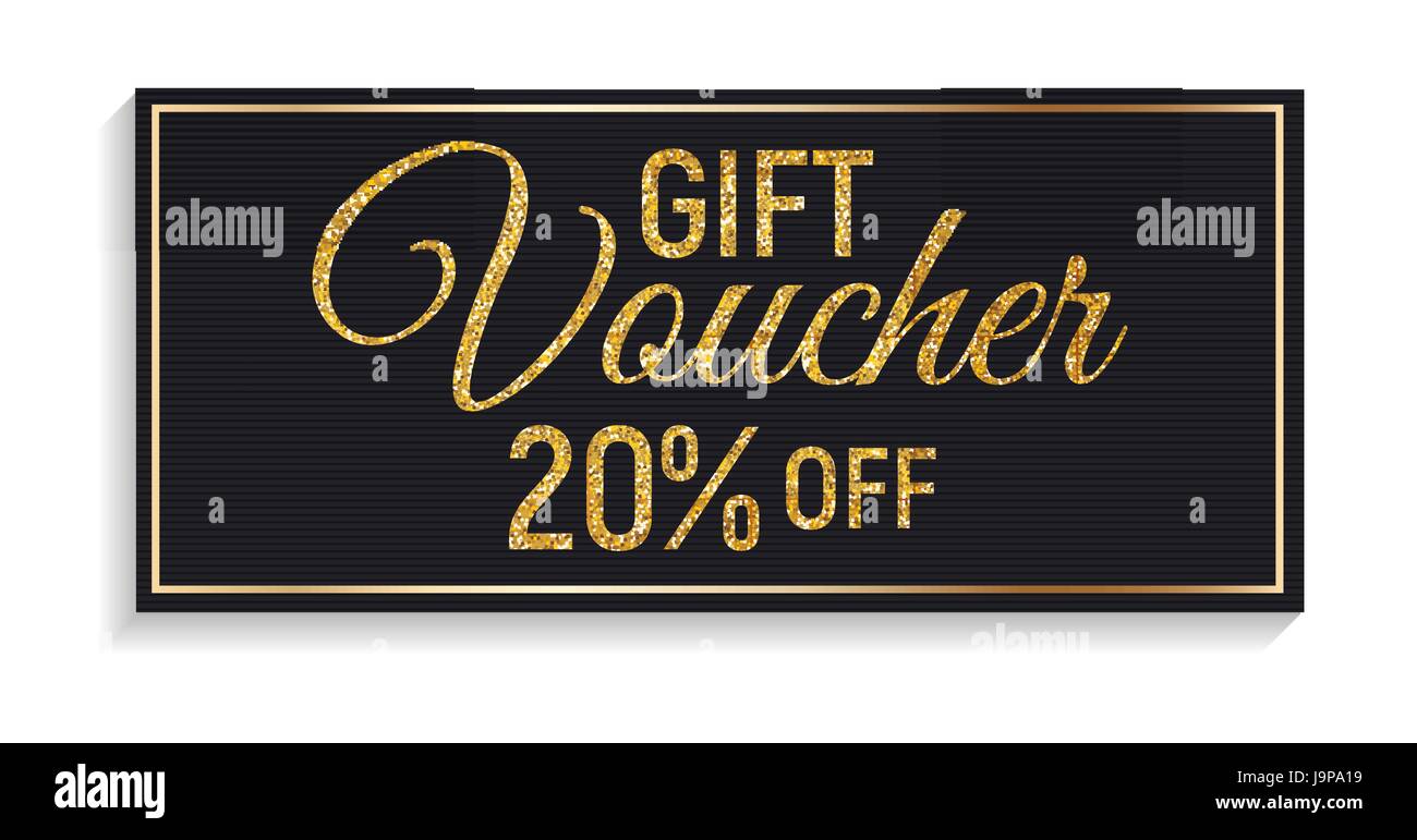 Template gift voucher background Cut Out Stock Images & Pictures - Alamy
