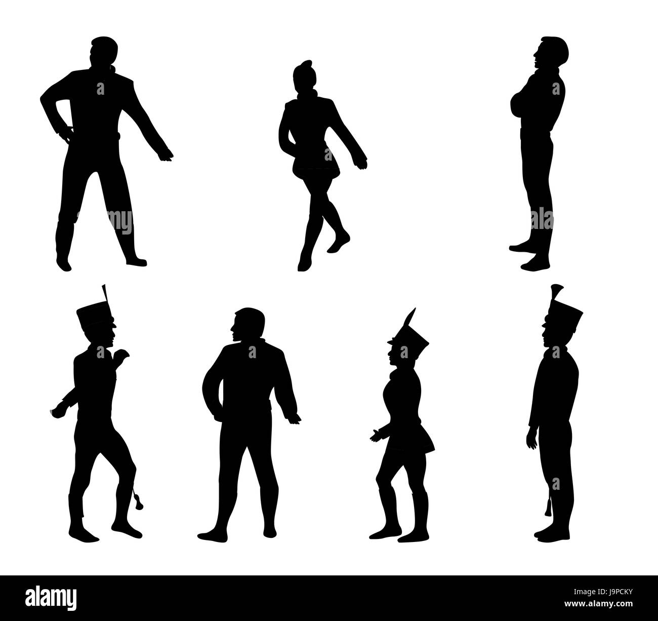 Woman soldier with hat Stock Vector Images - Alamy