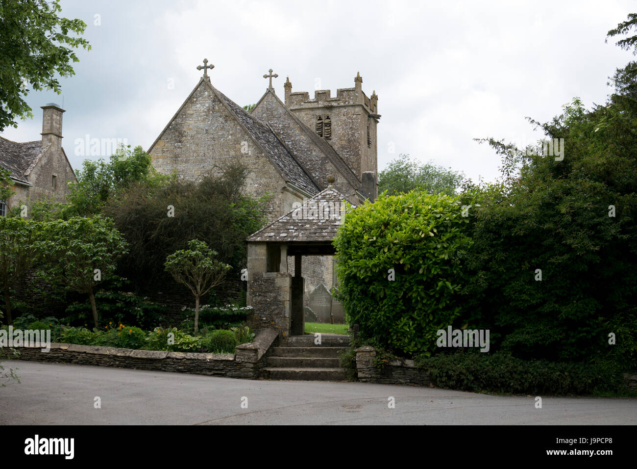 St. Edward`s Church, Hawling, Gloucestershire, England, UK Stock Photo ...