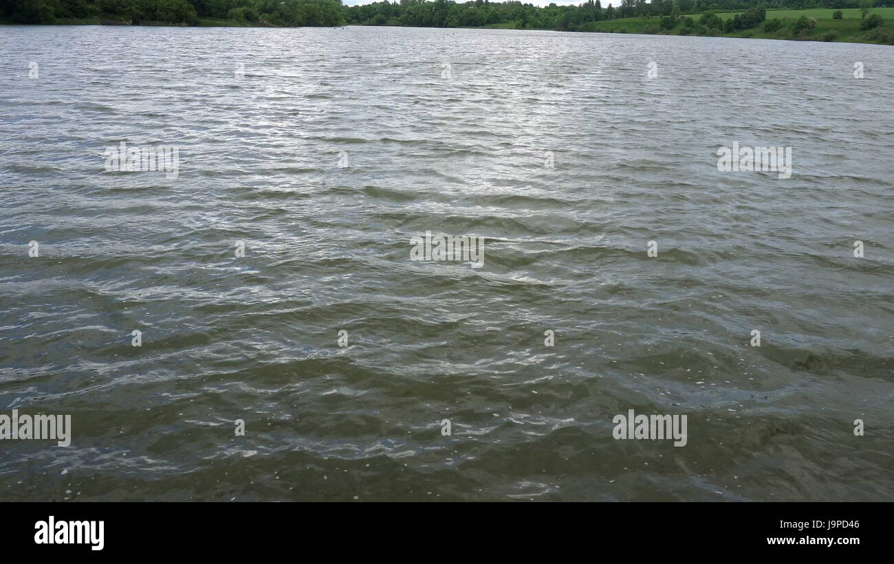 the ripples of the river water Stock Photo - Alamy