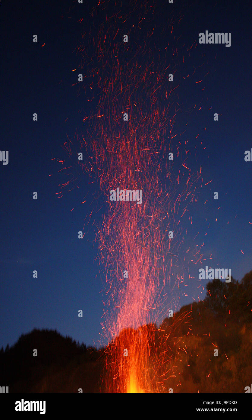 fire, conflagration, flame, flames, solstice, midsummer festival ...