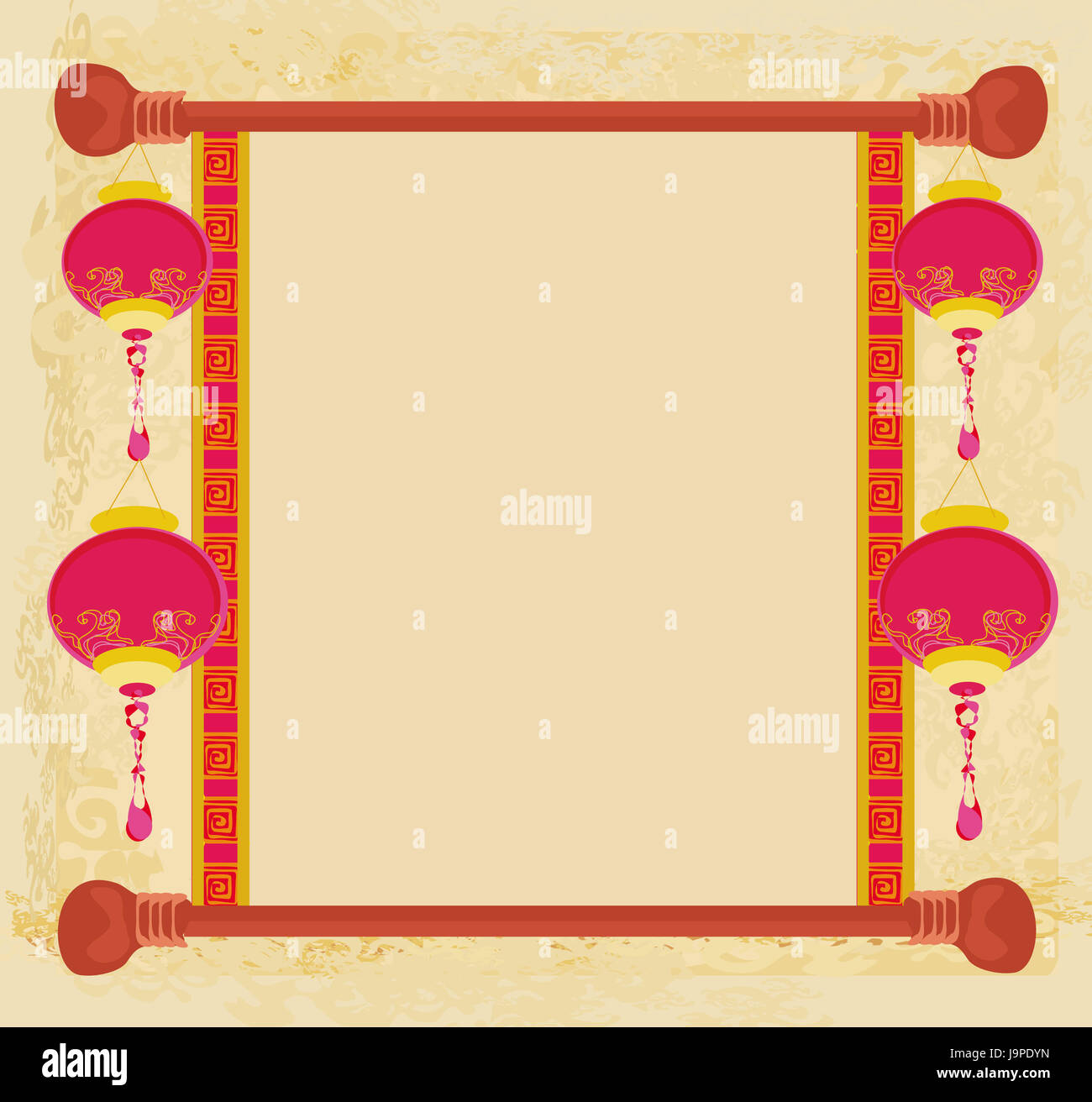 party, celebration, lantern, card, asian, backdrop, background ...