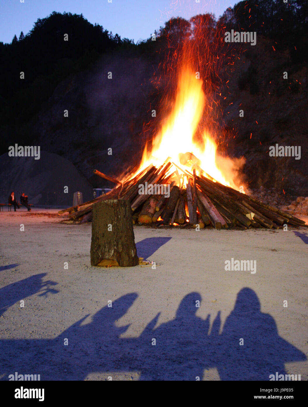 fire, conflagration, flame, flames, solstice, midsummer festival ...