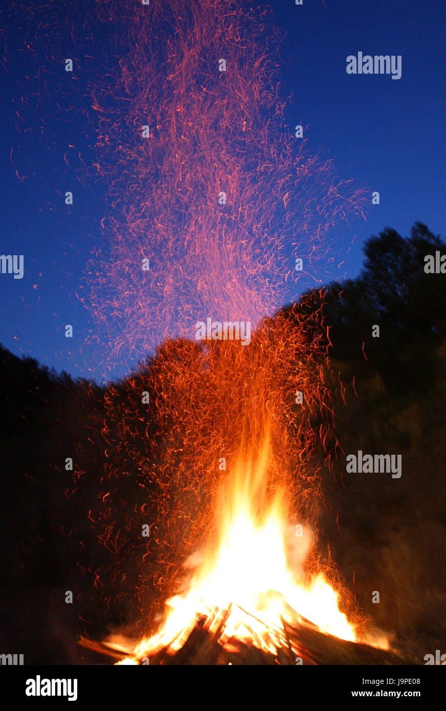 fire, conflagration, flame, flames, solstice, midsummer festival ...