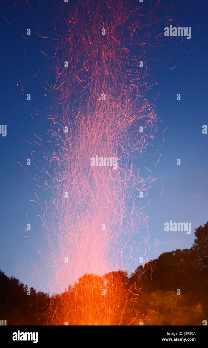 fire, conflagration, flame, flames, solstice, midsummer festival ...