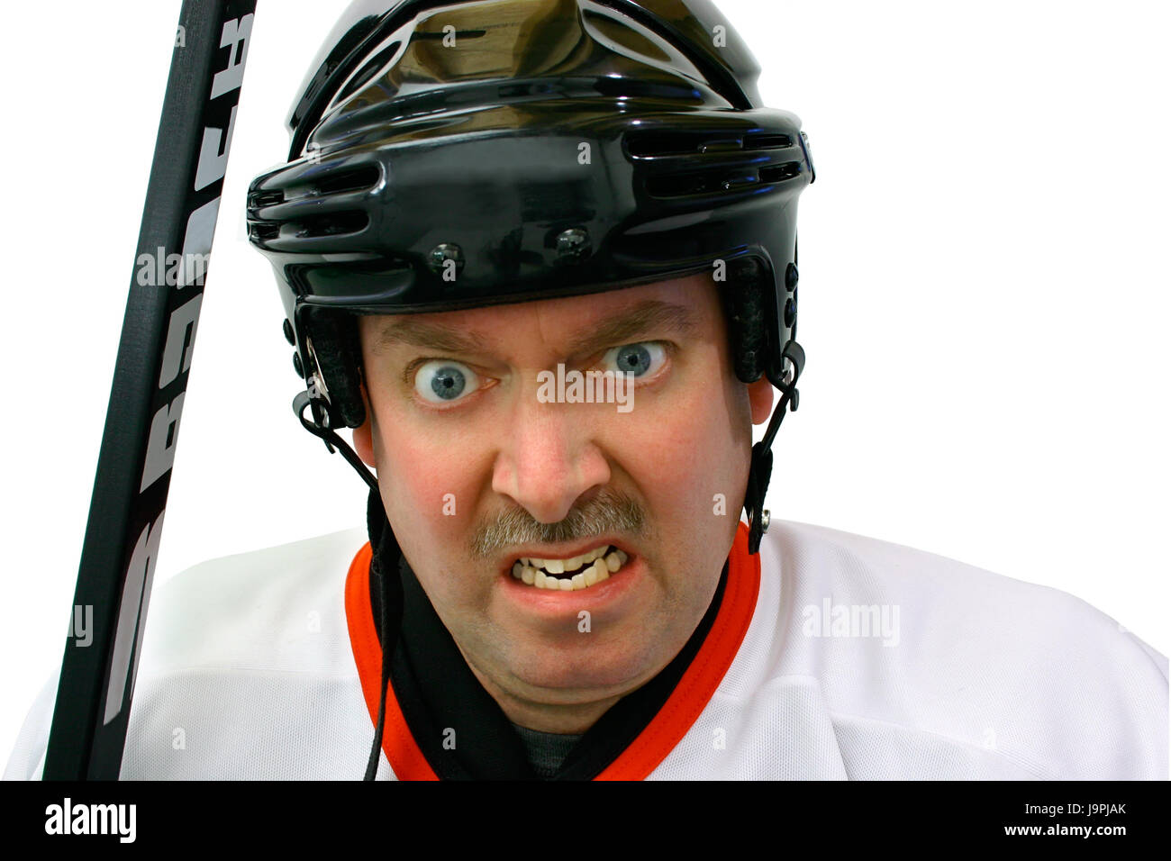 An angry hockey player hi-res stock photography and images - Alamy