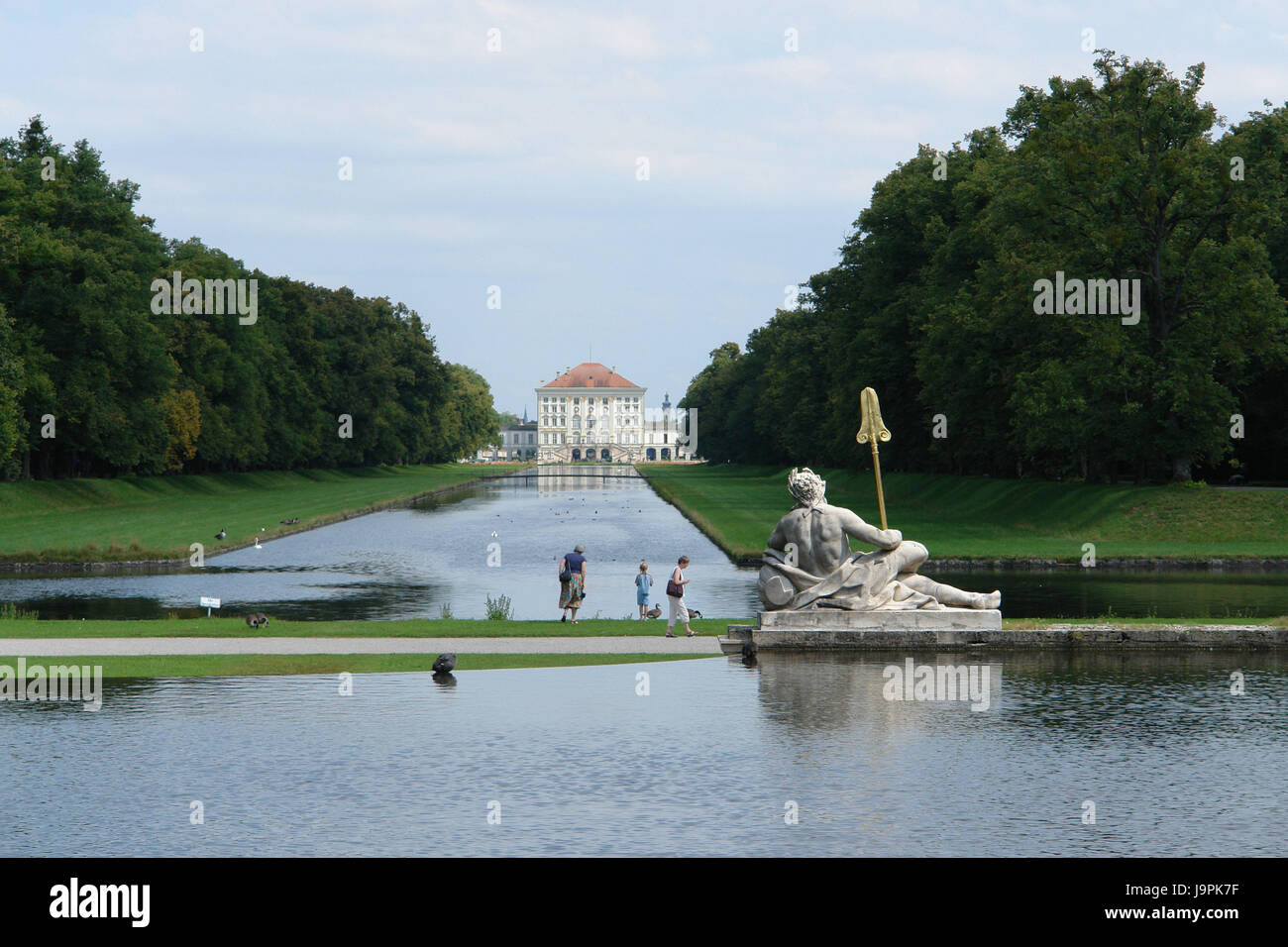 Germany,Bavaria,Munich,castle grounds nymph castle,tourist,park,lock ...