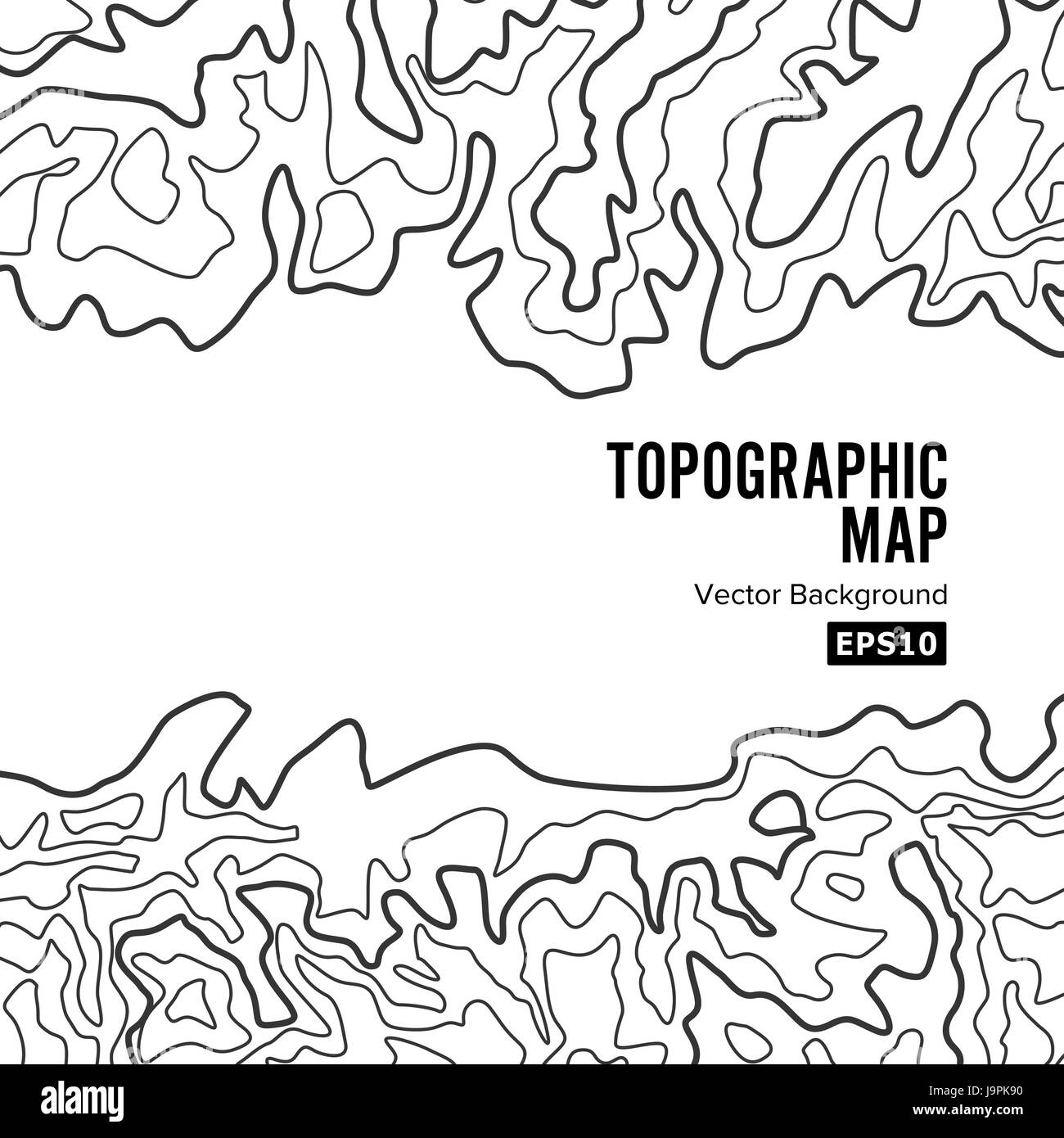 Topographic Map Black and White Stock Photos & Images - Alamy