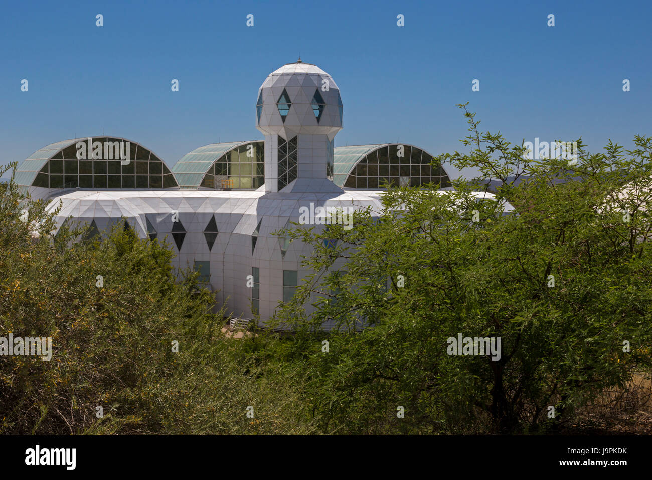 Oracle, Arizona - Biosphere 2. People lived in the sealed Biosphere2 ...