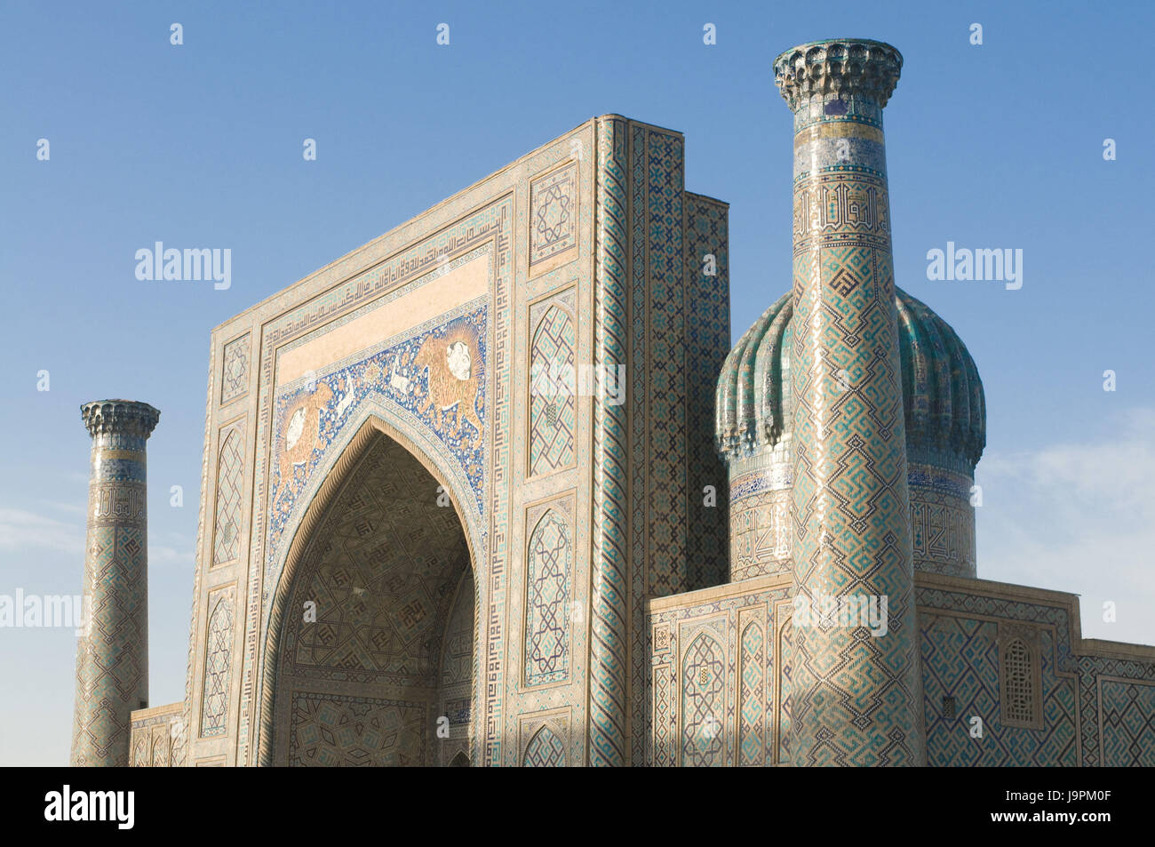 Mosque in the Registan,Samarkand,Uzbekistan Stock Photo - Alamy