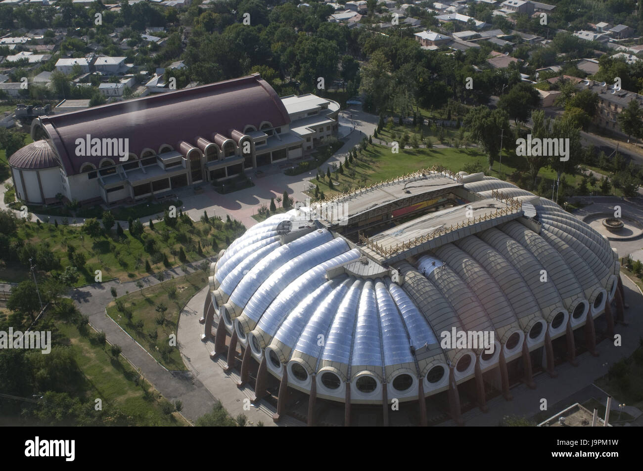 View about the sports stages of Tashkent,Uzbekistan Stock Photo - Alamy