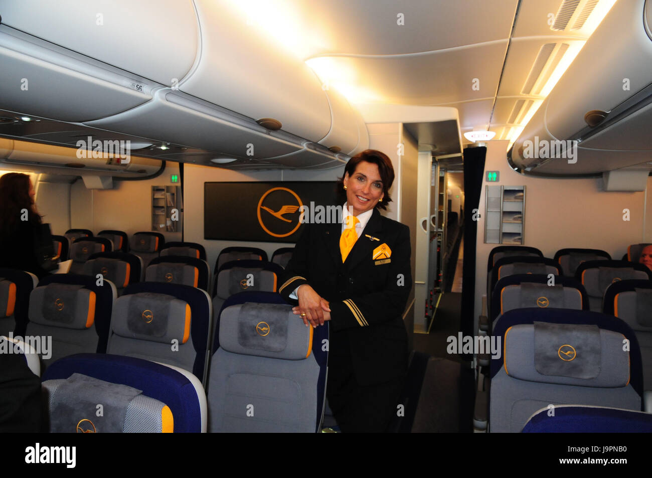 Airplane,inside,seats,flight attendant,air liner,seats,places,lighting ...