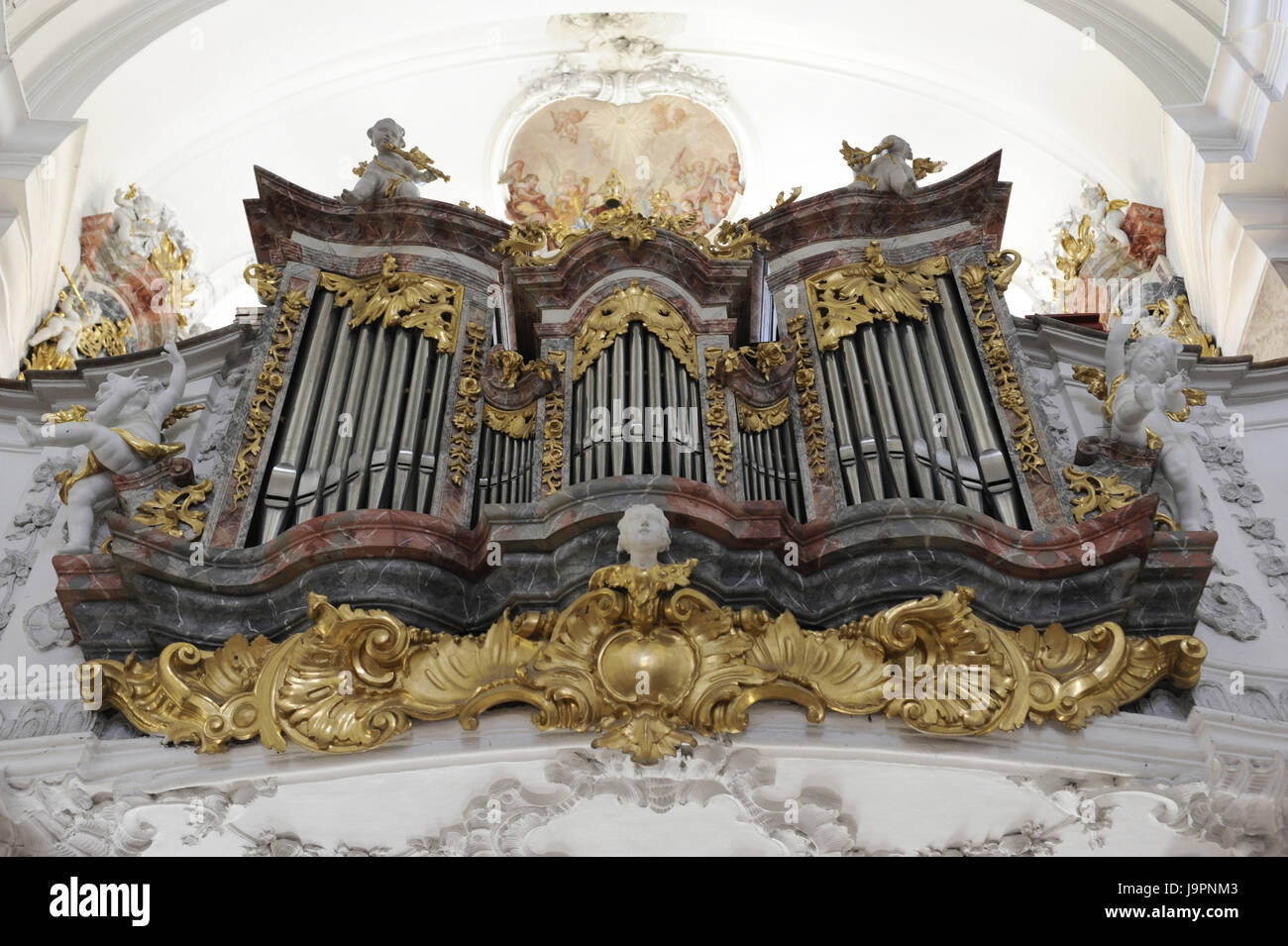 Germany,Bavaria,Allgäu,to feet,minster piece Mang,organ Stock Photo - Alamy