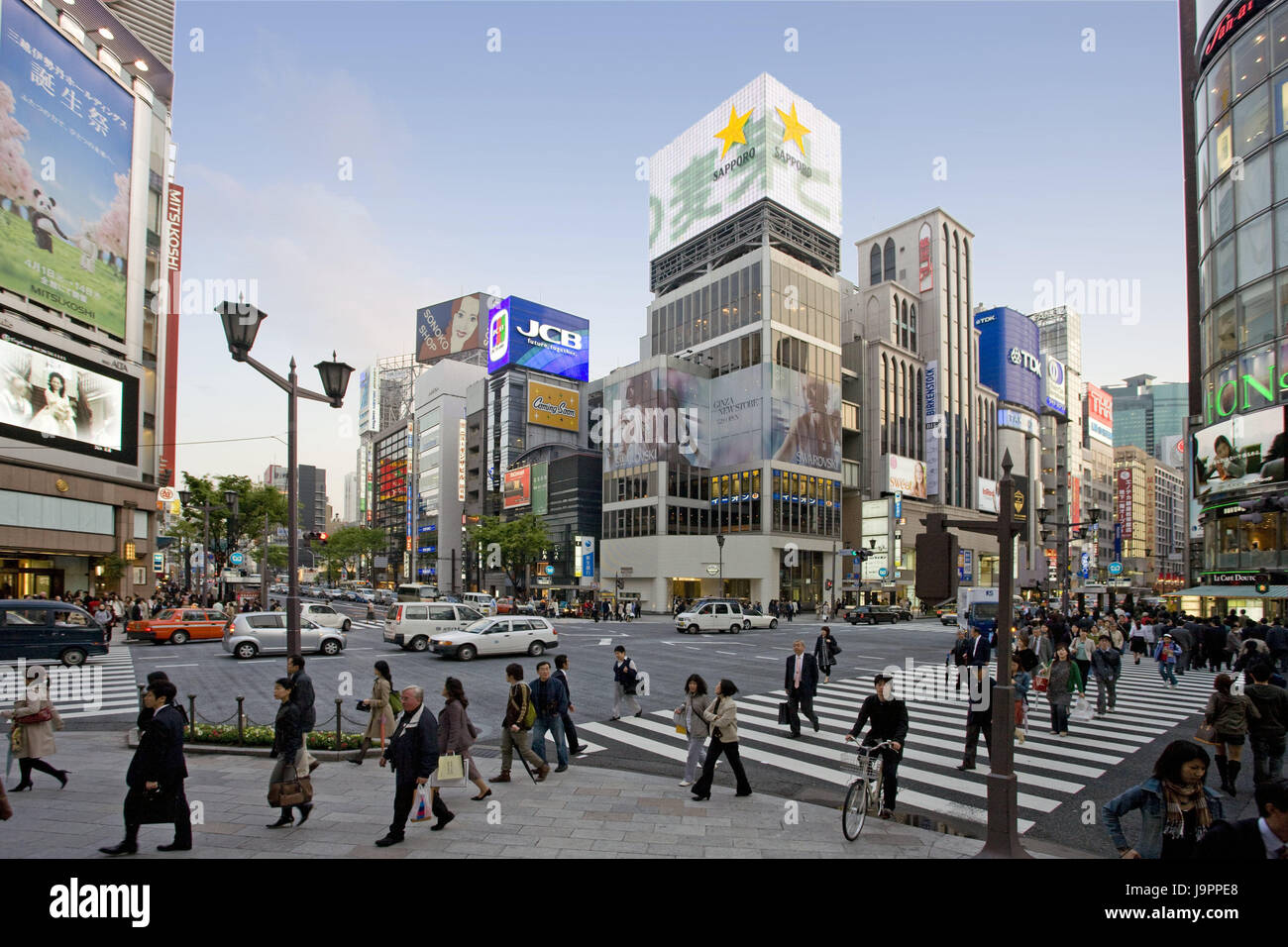 Japan,Tokyo,Ginza District,Harumi Avenue,street scene,Asia,Eastern Asia ...