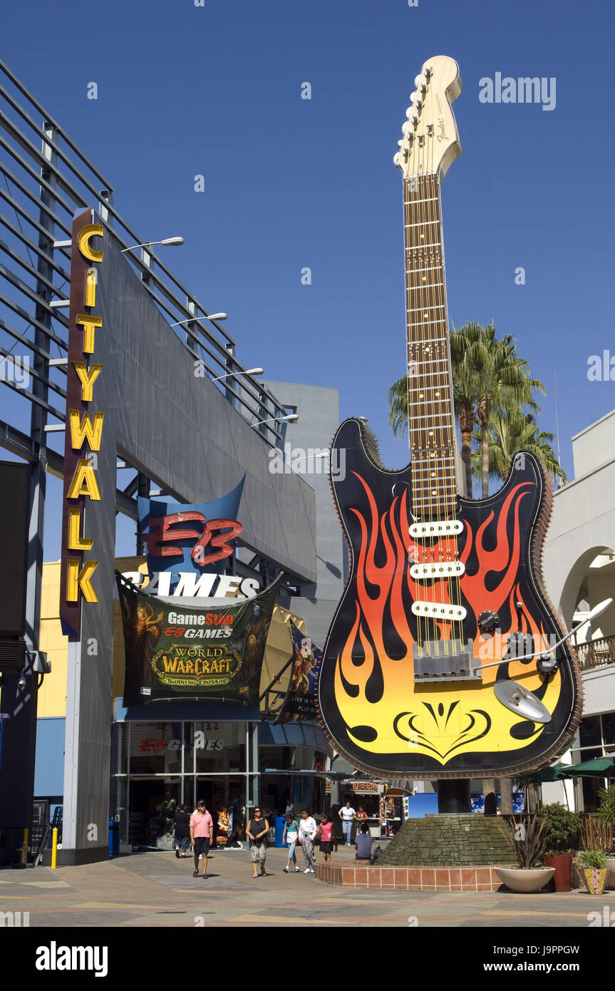 The USA,California,Los Angeles,Universal CityWalk,shopping centre Stock ...