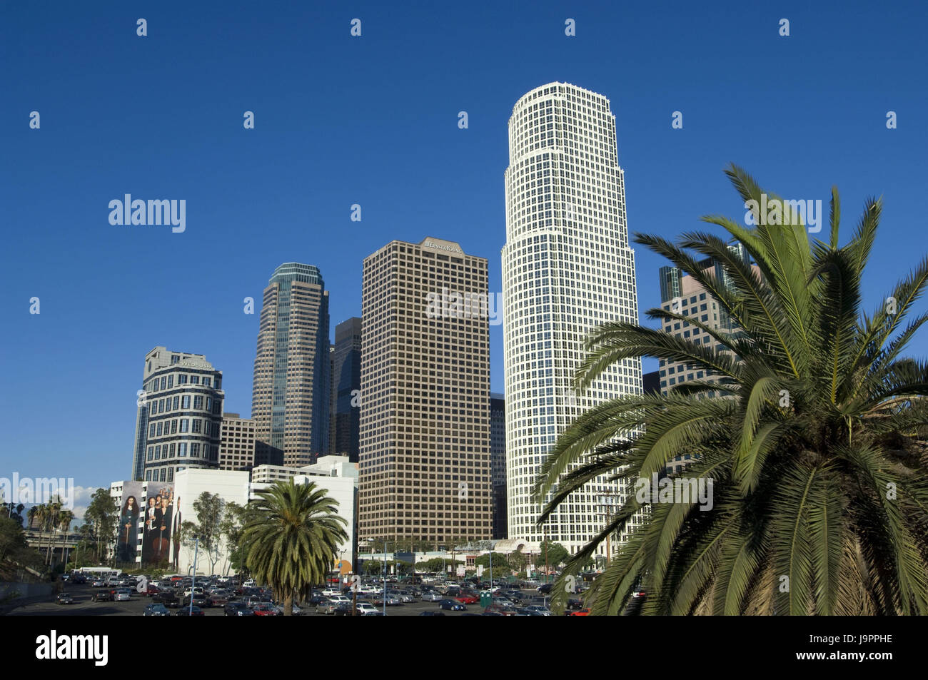 The USA,California,Los Angeles,centre of the city,high rises Stock ...
