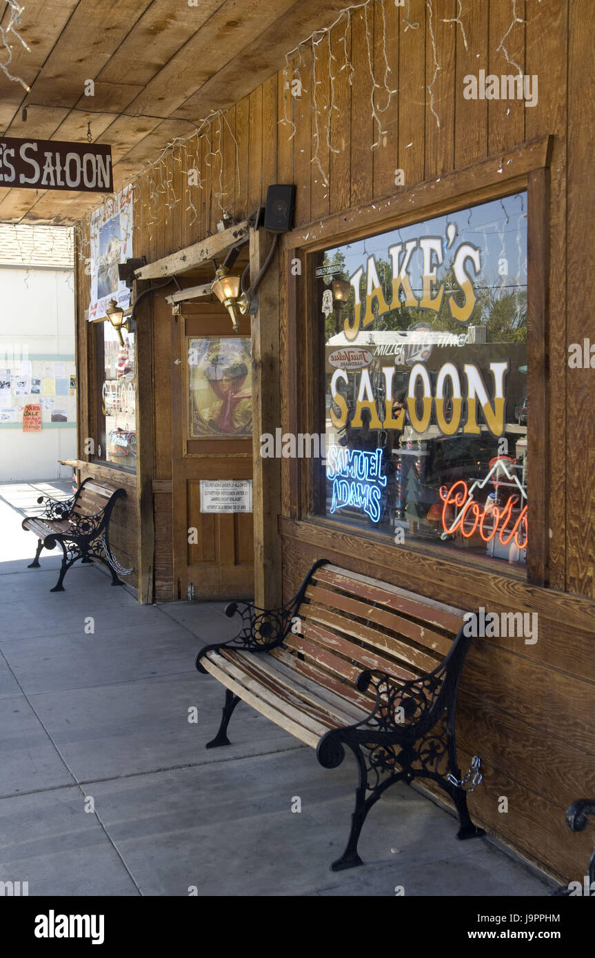 The USA,California,Lone Pine,Saloon Stock Photo - Alamy
