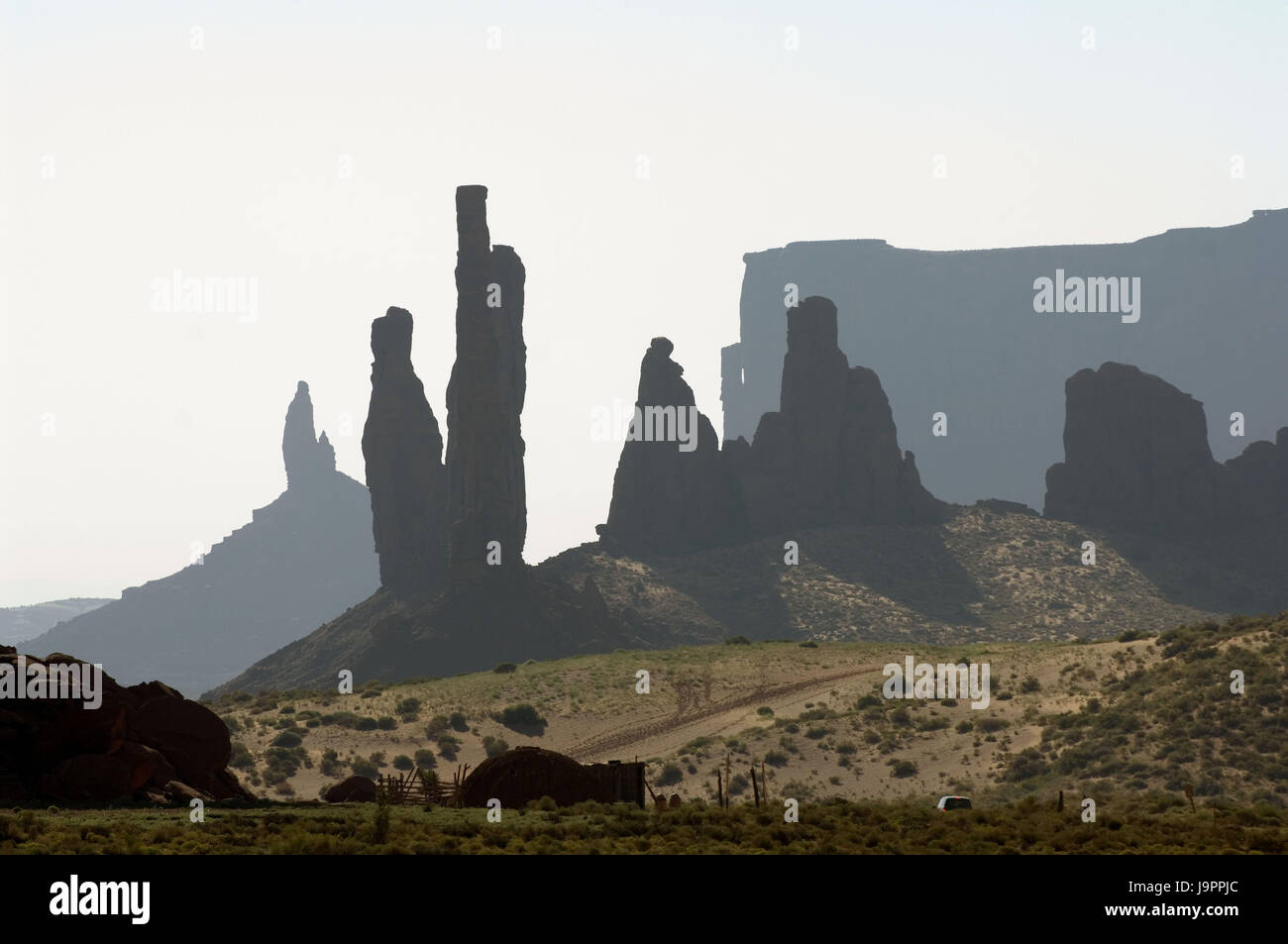 The USA,Utah,monument Valley,bile formation,'to dead Pole' Stock Photo ...