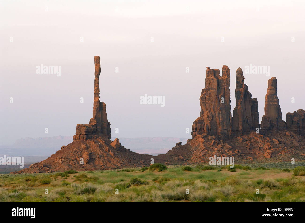 The USA,Utah,monument Valley,bile formation,'to dead Pole' Stock Photo ...