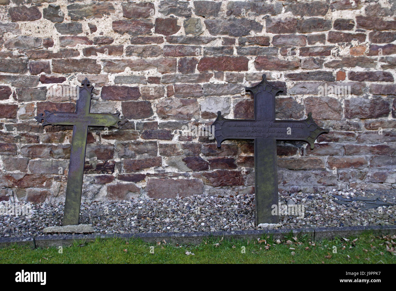 church, cross, crosses, church, cross, germany, german federal republic ...