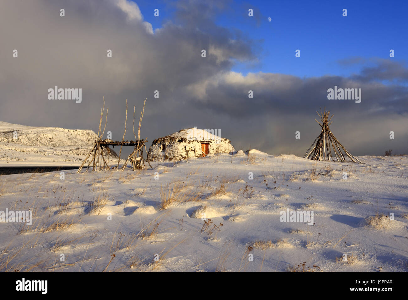 Norway,Finnmark,Porsangerfjord,Porsanger peninsula,sol mountain,earth ...