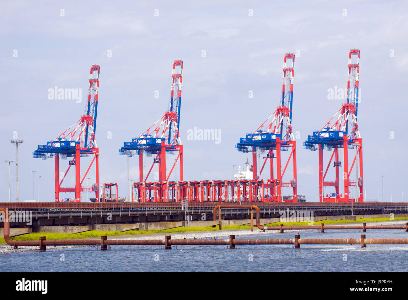 transport, terminal, container port, jade, logistics, june, handling of ...