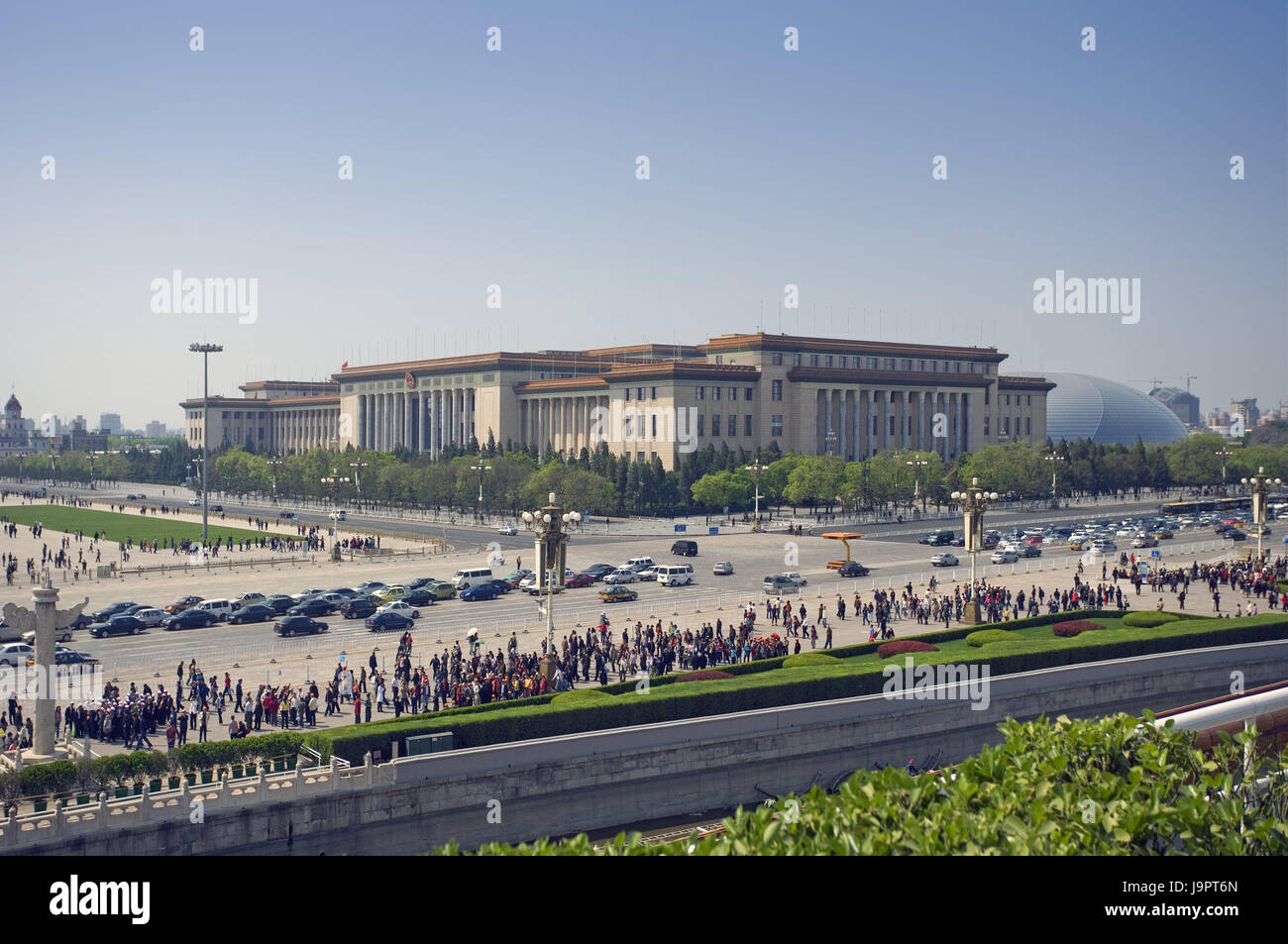 China,Peking,space of the heavenly peace,big hall of the people ...