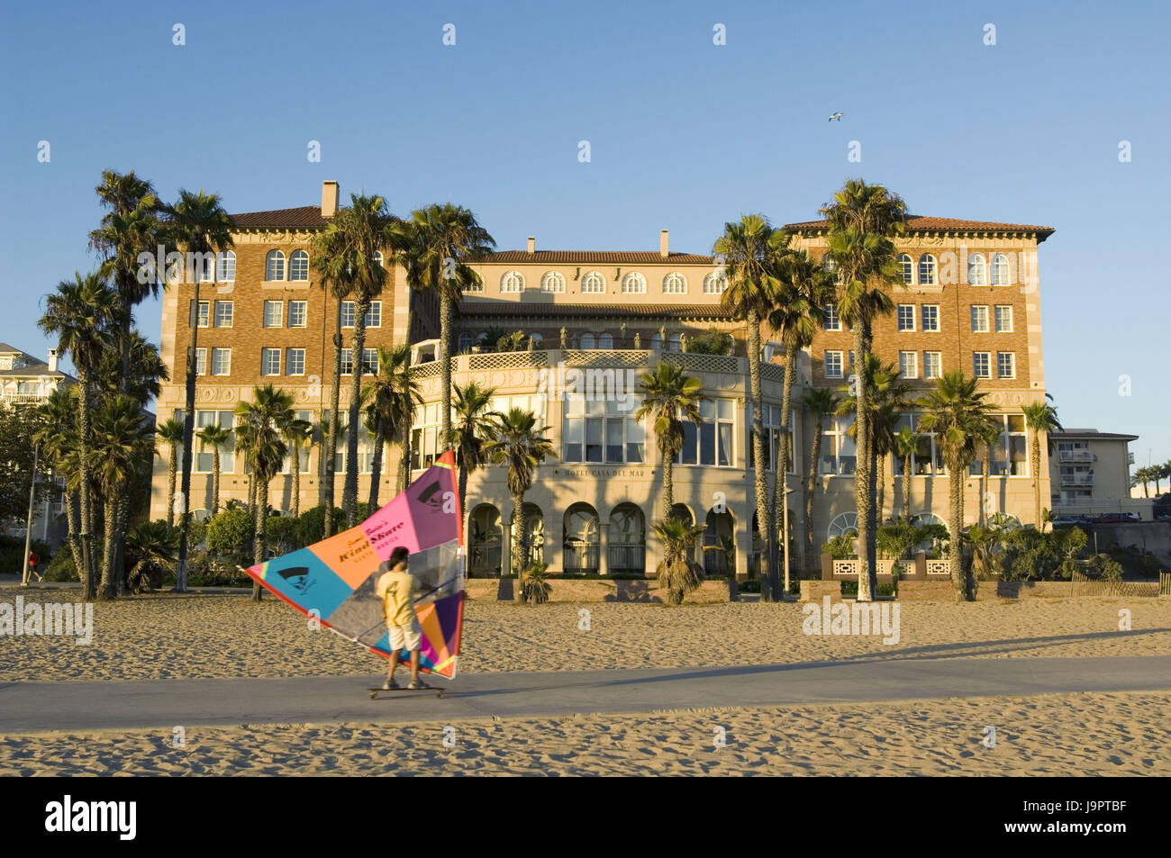 The USA,California,Santa Monica,Windskating Stock Photo - Alamy