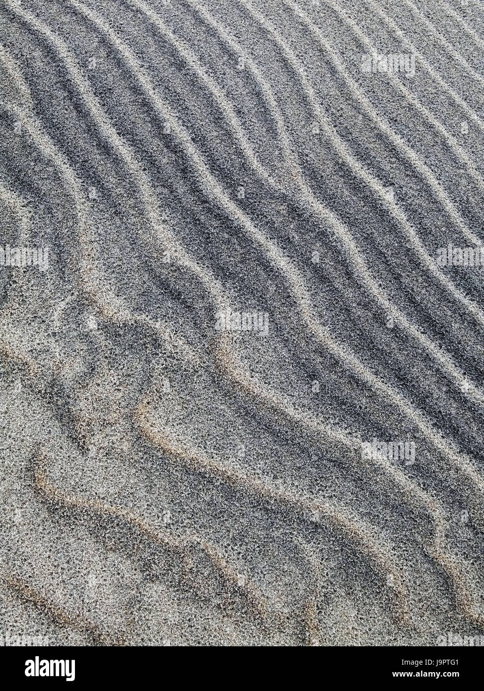 Sand,wavy lines,evening light,shore,beach,sandy beach,detail,lines,grey ...
