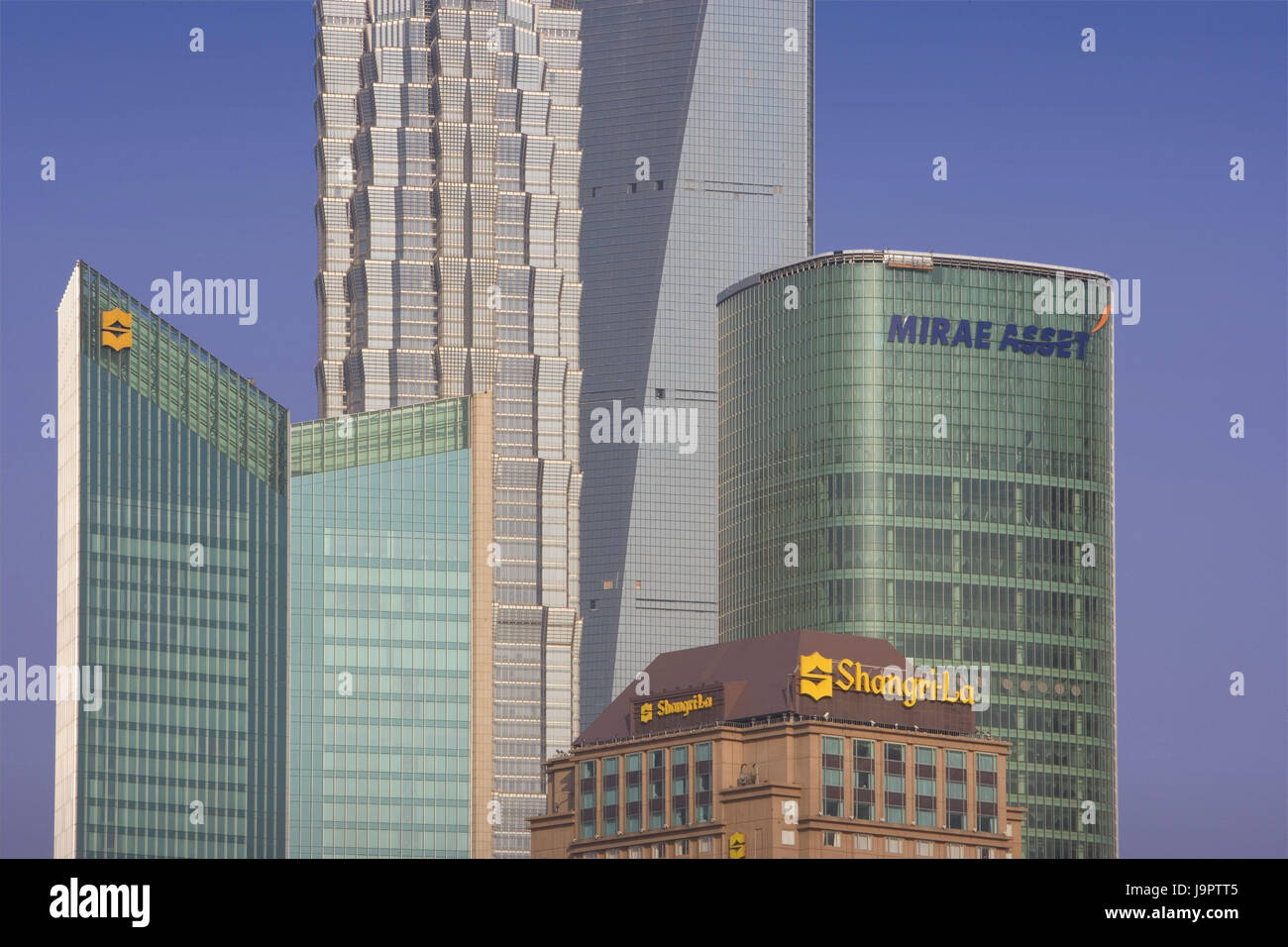 China,Shanghai,Pudong,town view,high rises,detail,Asia,Eastern Asia ...