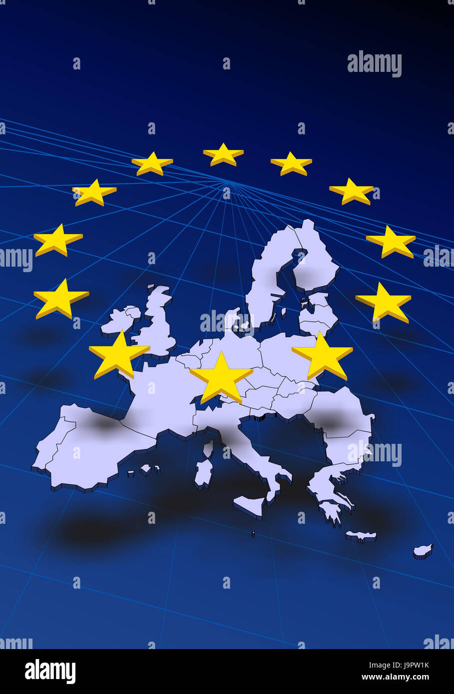 Eu members map hi-res stock photography and images - Alamy
