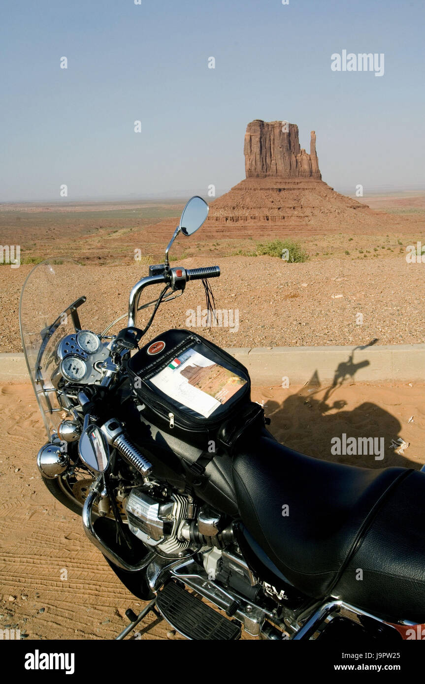The USA,Utah,monument Valley,motorcycle Stock Photo - Alamy