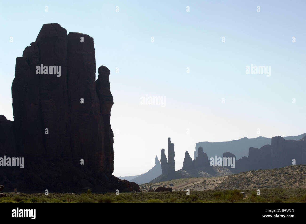 The USA,Utah,monument Valley,bile formation,'to dead Pole' Stock Photo ...