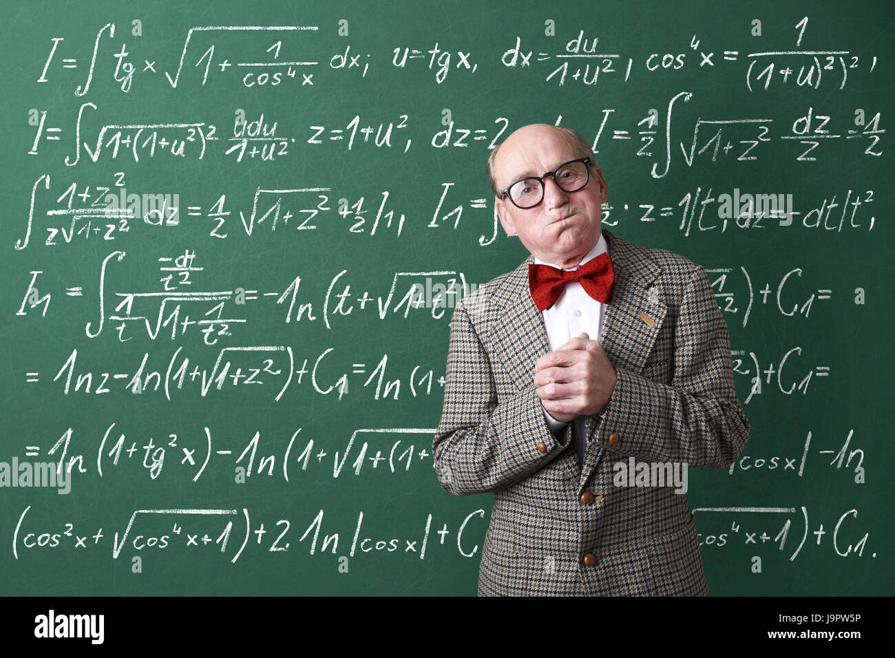 Professor,School black board,formula,mathematics lessons,thinking ...